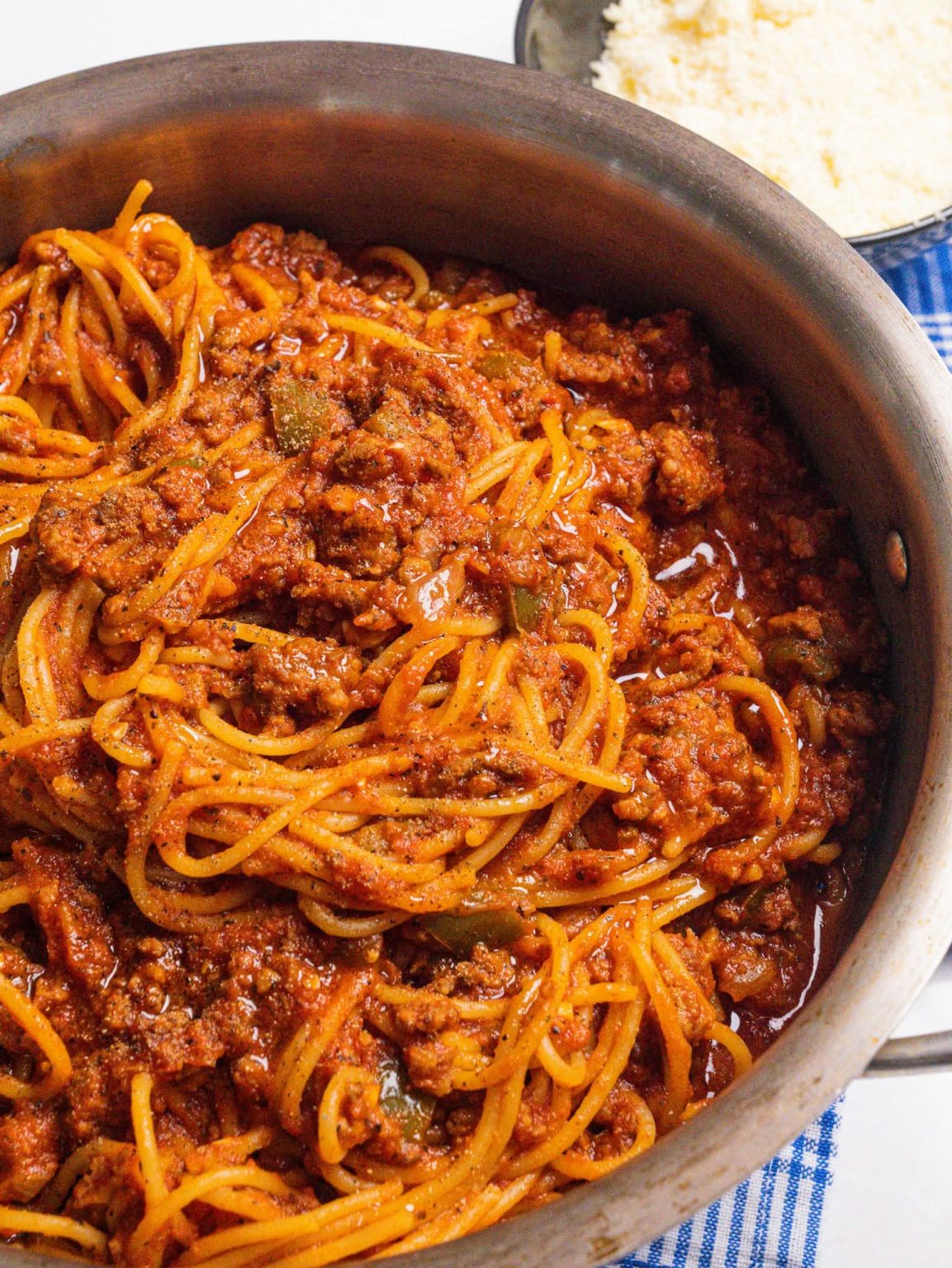 Chicago Style Spaghetti A Hearty Old School Pasta Classic with Big ...